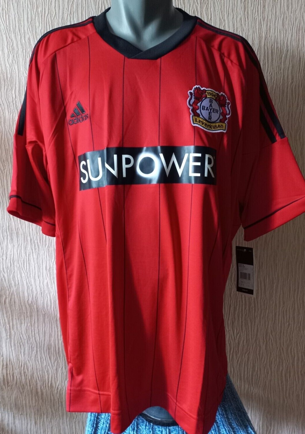 BAYER+04+LEVERKUSEN+GERMANY+2012+2013+HOME+FOOTBALL+SHIRT+JERSEY+ADIDAS ...