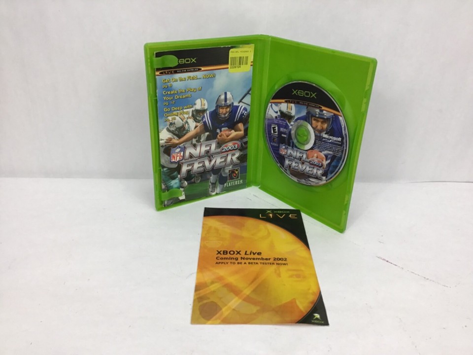 NFL Fever 2003 (Microsoft Xbox, 2002) Complete w/ Manual - Tested ...