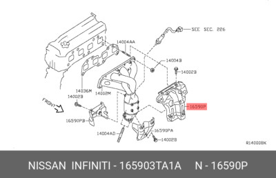 Genuine OE Cover Exhaust Manifold 165903TA1A , 16590-3TA1A | eBay