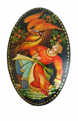 Russian Barrette - Folk Tale Firebird - Artist Ivanova | eBay