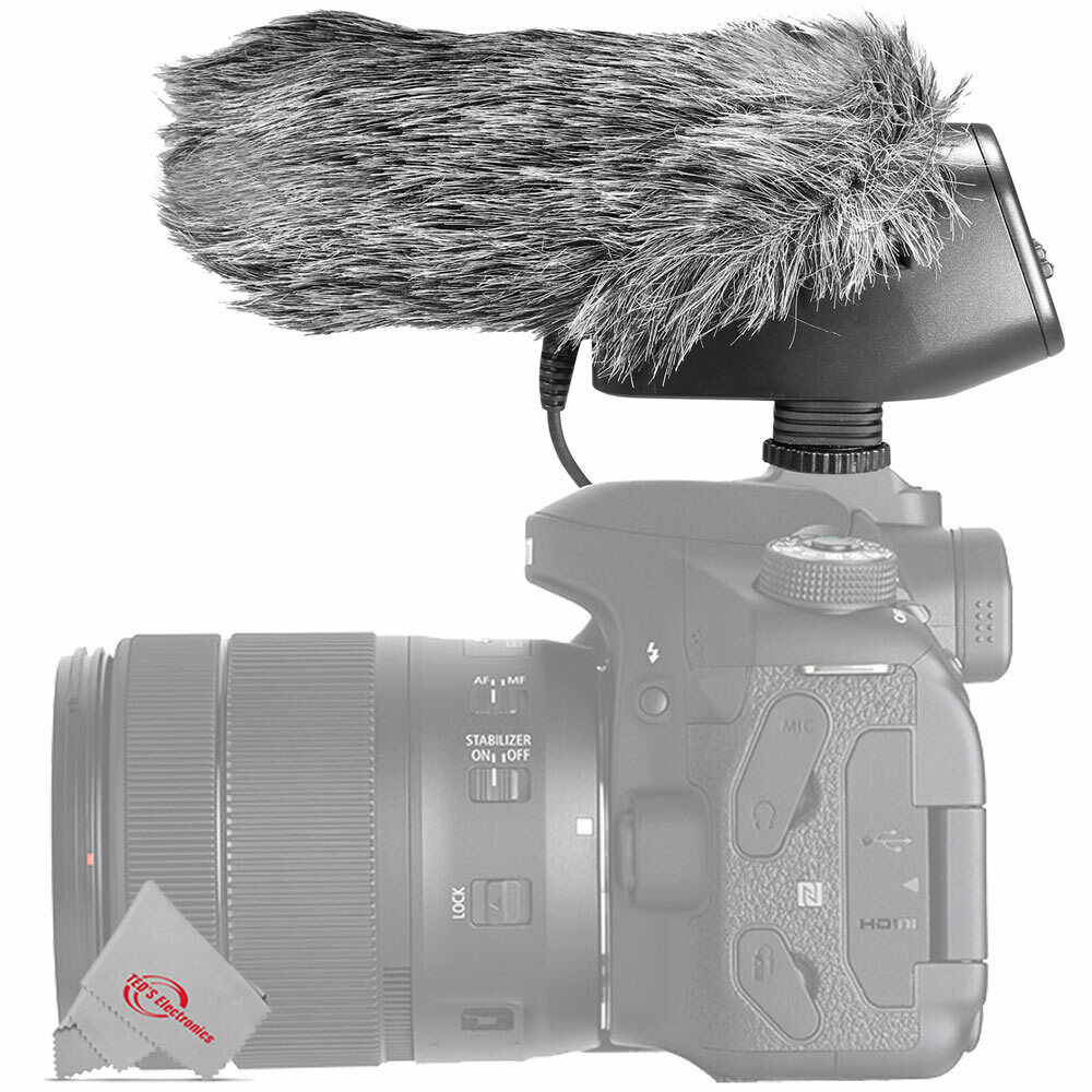 Nikon D7500 Digital SLR Camera External Microphone/ Handheld + On ...