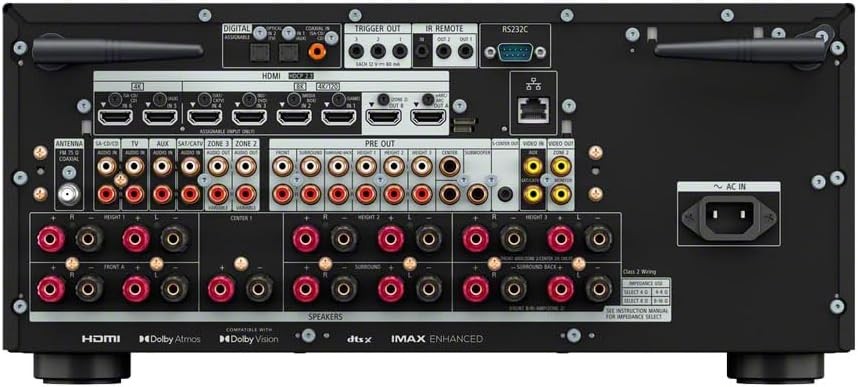 Sony Premium ES 13.2 Channel 8K UHD Network A/V Receiver (STR-AZ7000ES ...