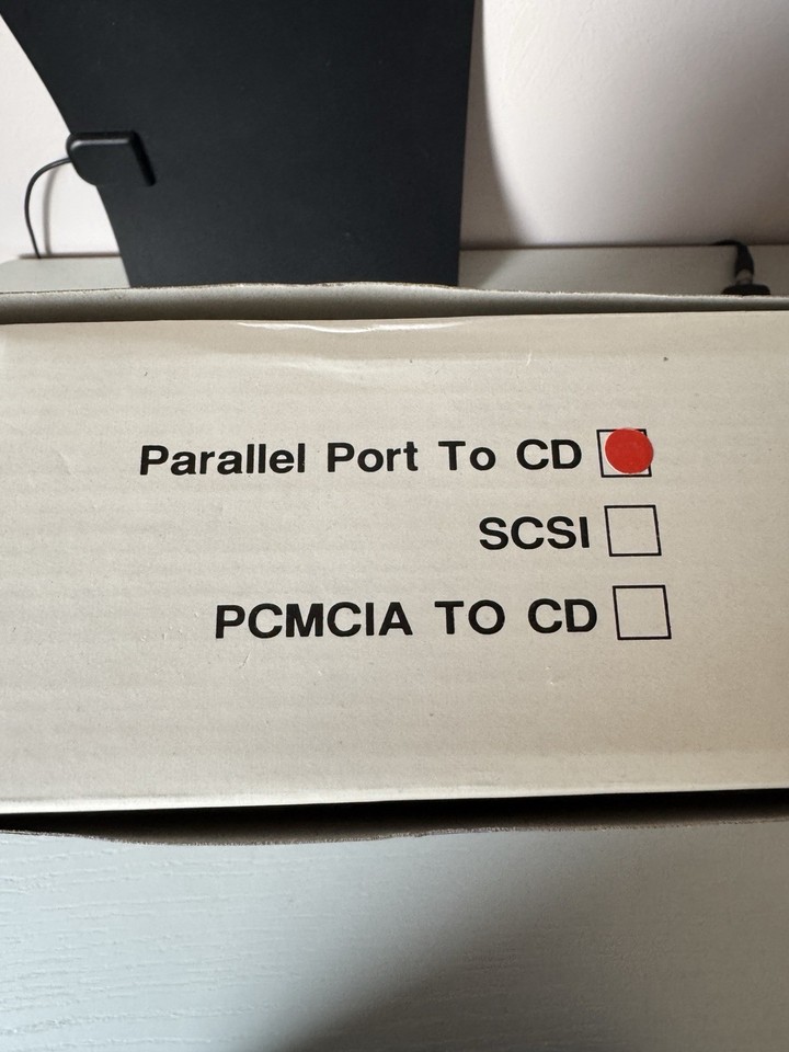 Tested Vintage DataStor Commuter CD-ROM In box - EPP Parallel Port ...