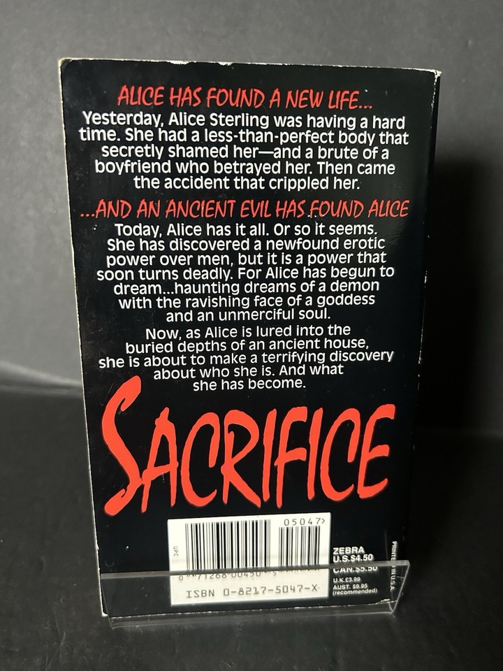 Sacrifice by Richard Kinion (Edward Lee) 1995 Zebra Horror Vintage ...