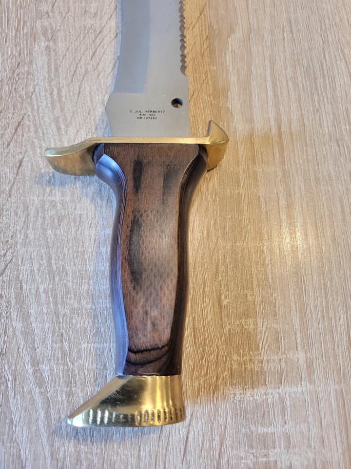 SAMMLER -Herbertz- "Bowie-Messer" Master Ranger -mit Lederscheide ...