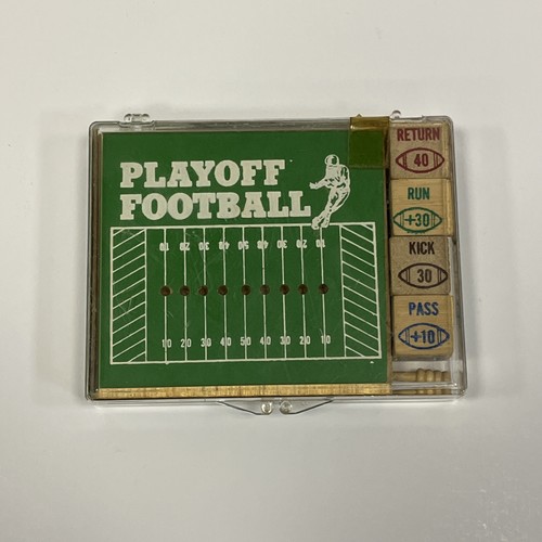 Vintage Crestline Playoff Football Game Wood Board Peg No. 98 Complete ...
