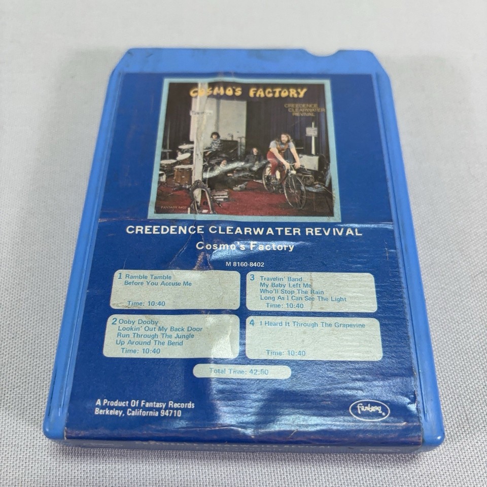 VTG 8 Track Tapes - Classic Rock - LOT of 4 - Creedance Clearwater ...