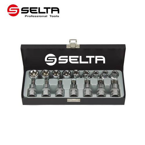 Selta Taiwan 16pc 1/2" Dr 9pc E10-E24 E Star Female & 7pc T30-T70 Torx Socket | eBay Australia