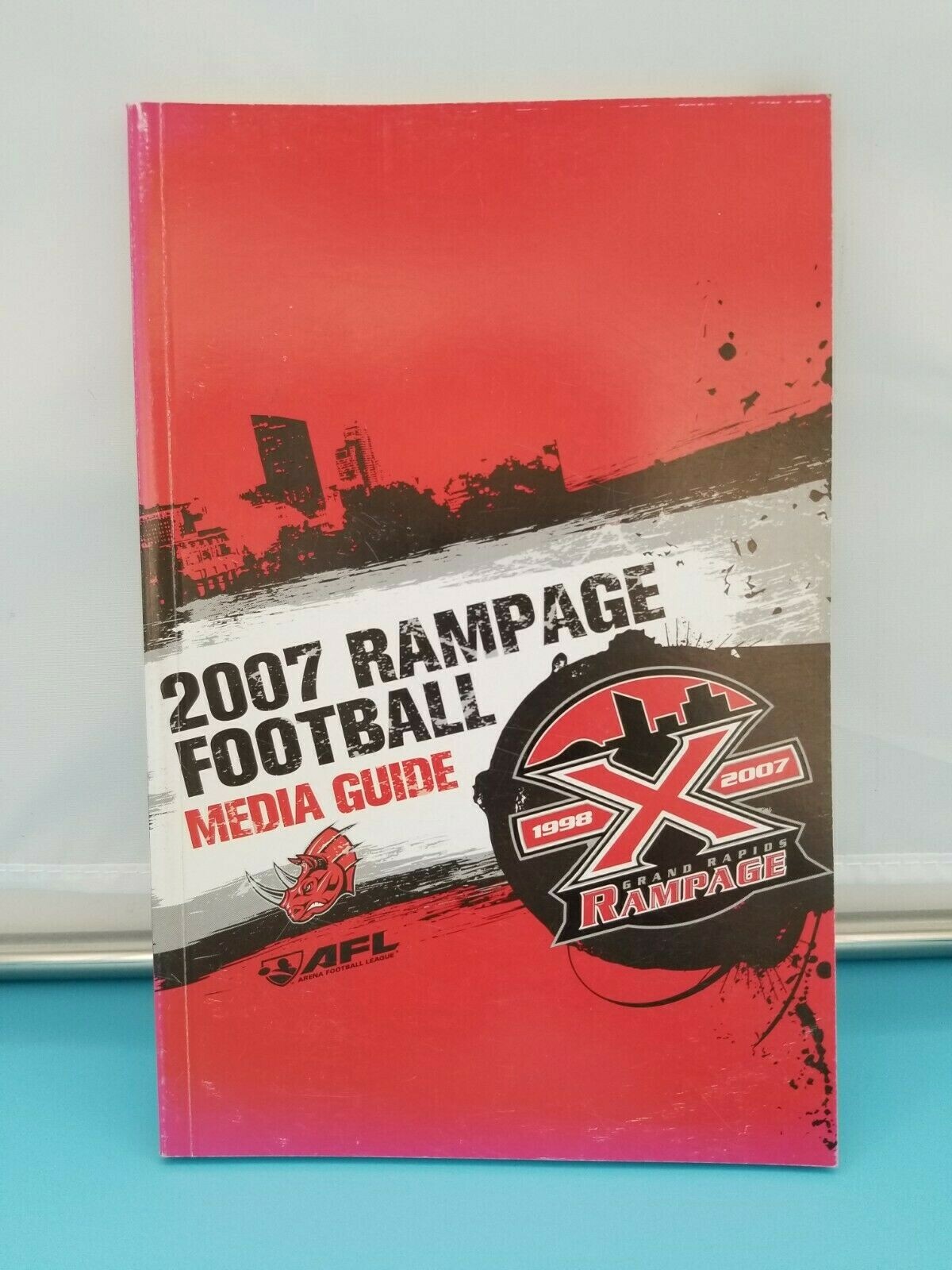 GRAND RAPIDS RAMPAGE MEDIA GUIDE - ARENA FOOTBALL LEAGUE - 2007 | eBay
