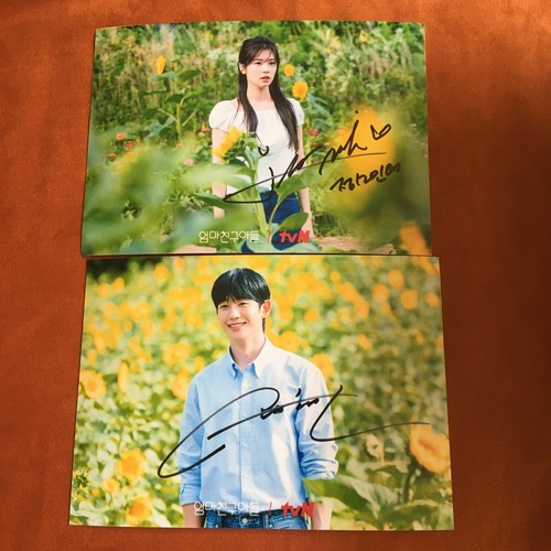 LOVE NEXT DOOR Jung Hae In So-Min Jung Autographed Signed Photo 4*6 ...