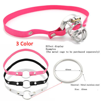 Male Elastic Belt Adjustable Chastity Device Bondage Ring Auxiliary ...
