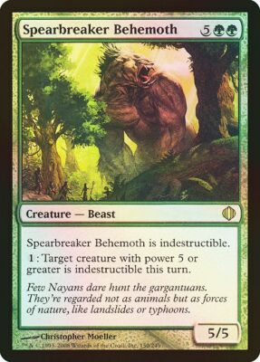 MTG - Spearbreaker Behemoth / Béhémoth briselance | Shards of Alara ...
