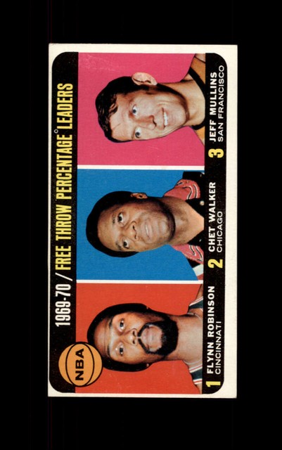 1970-71 Topps - League Leaders #4 Chet Walker, Jeff Mullins, Flynn ...