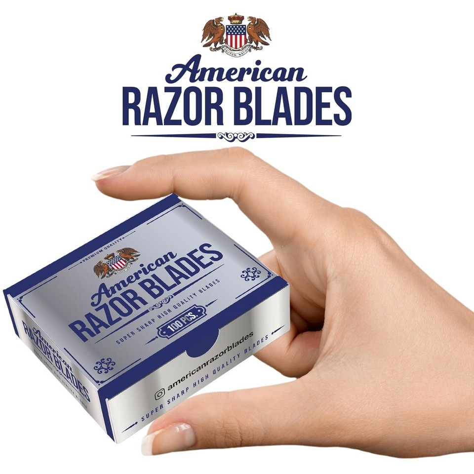 The Shave Factory American Razor Blades - Single Edge Razor Blades ...