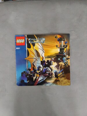 Lego Manual Only For Set 8821 Castle Knights Kingdom II Rogue Knight ...
