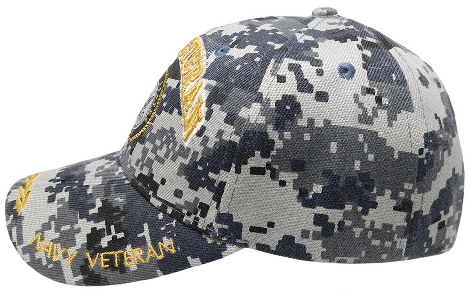 US NAVY USN VETERAN FEATHER EGGS BALL CAP HAT ACU NAVY CAMO | eBay