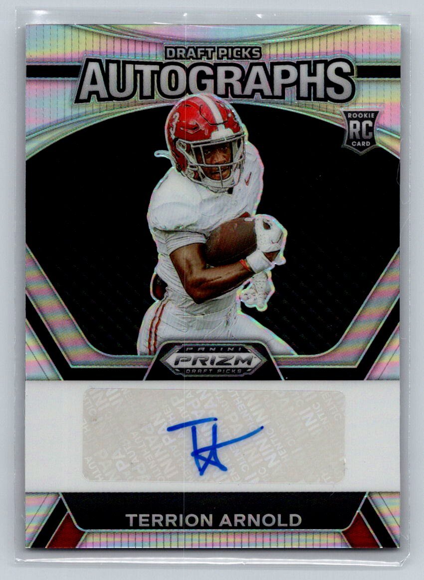 Terrion Arnold 2024 Prizm Draft Picks #DPA-TAD Draft Picks Autographs ...