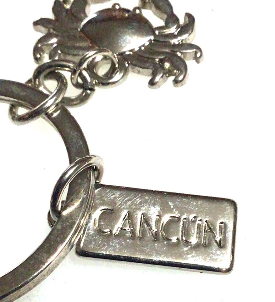 Riviera Maya Cancun Keychain Key Ring Charms Lobster Starfish Crab | eBay