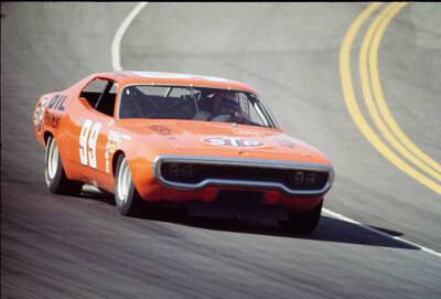 Fred Lorenzen of Ray Nichels STP team a '71 Plymouth Roadrunne- 1971 ...