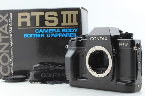 Rare [ Unused in Box ] Contax RTS III SLR 35mm Film Camera Black Body ...