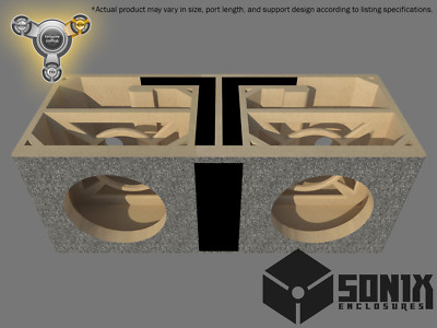 STAGE 3 - DUAL PORTED SUBWOOFER MDF ENCLOSURE FOR SUNDOWN X12REV.2 SUB ...