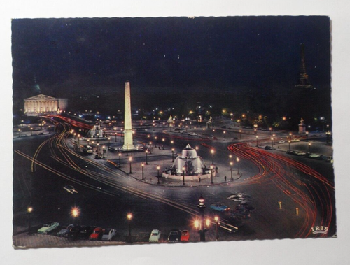 STAMPMART : FRANCE PARIS PLACE DE LA CONCORDE ILLUMINEE POST CARD | eBay
