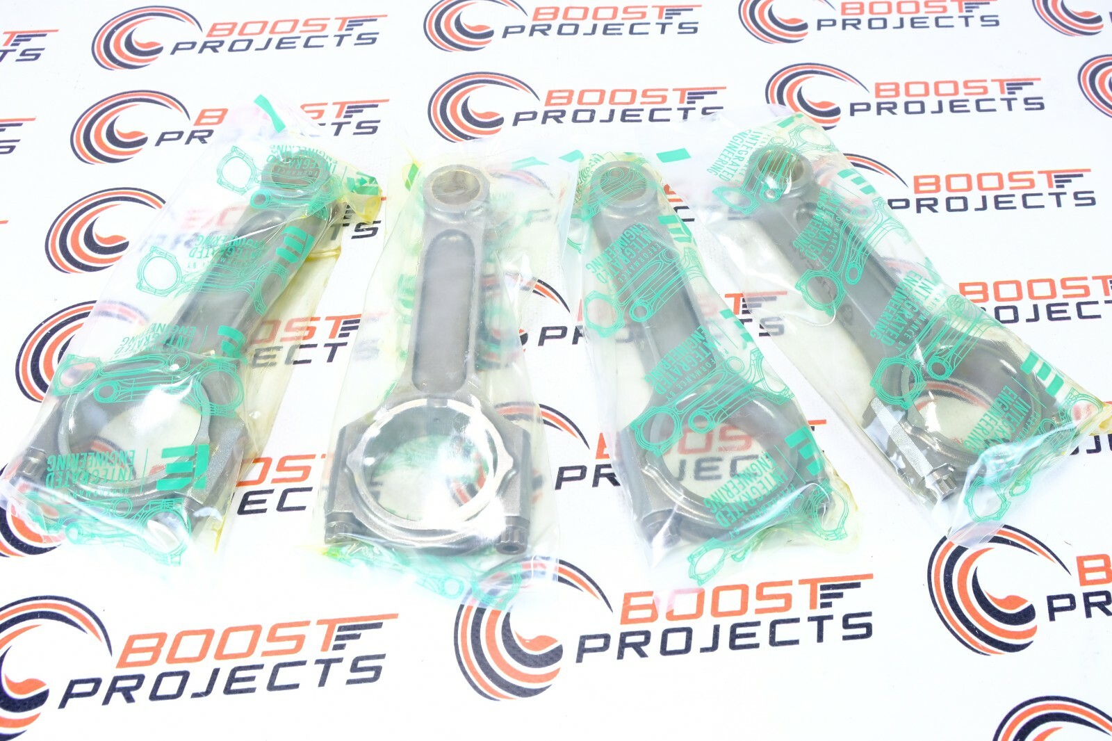 Integrated 144x22 mm Tuscan I-beam Rods Set of 4 for VW / Audi 2.0T TSI ...