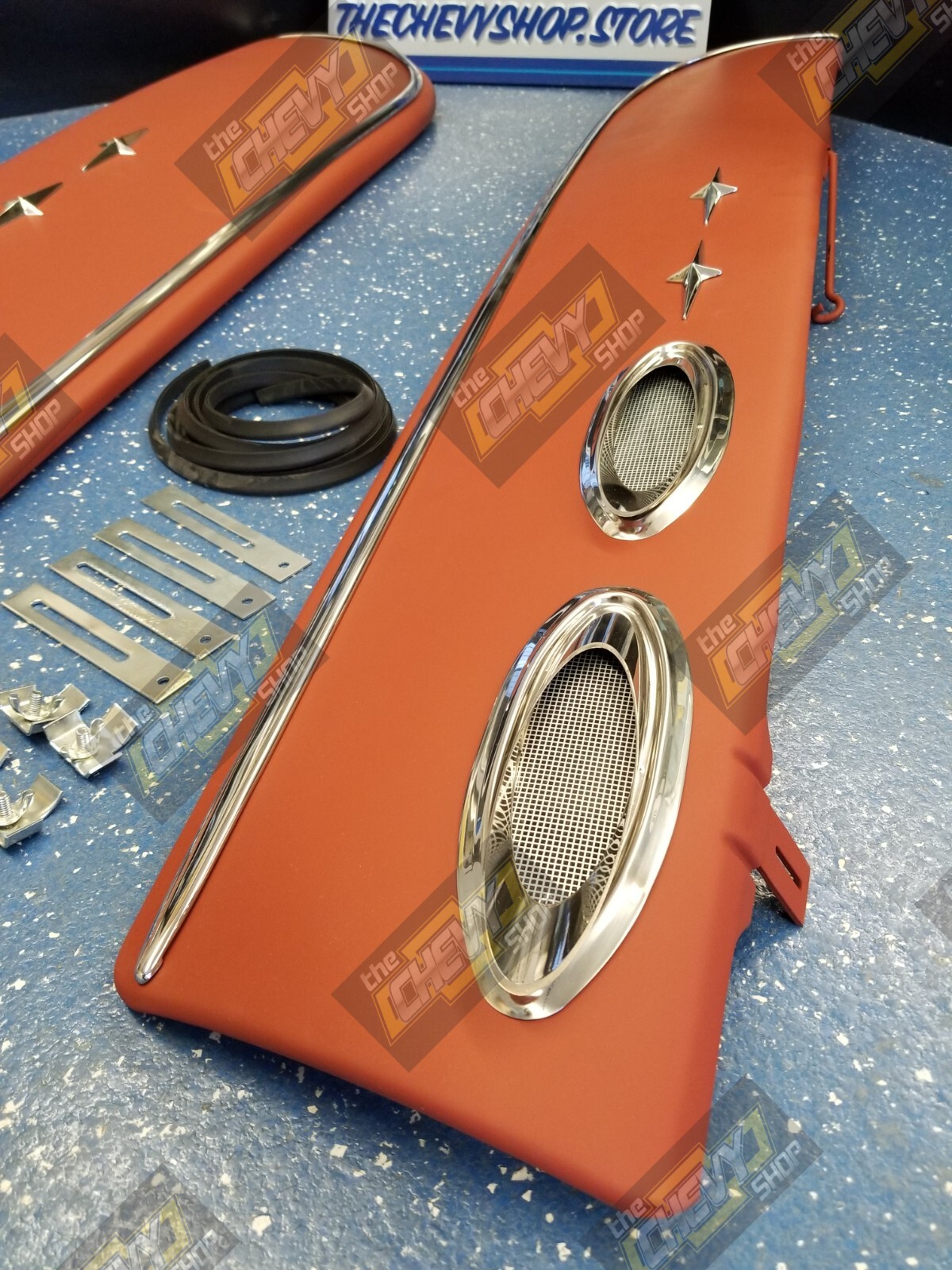 1959 CHEVY IMPALA TURNPIKE CRUISER SKIRTS 12"x60" RESTORED | eBay