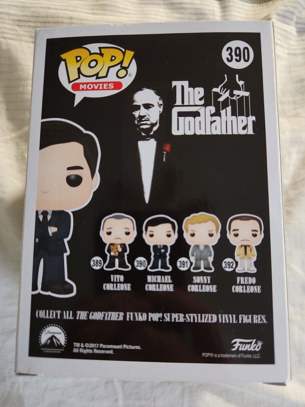 Funko Pop Movies The Godfather 390 Michael Corleone Grey Suit FYE ...