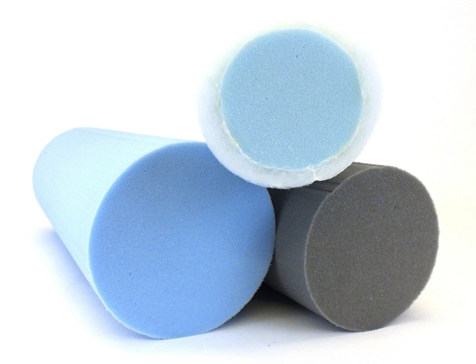 ROUND FOAM BOLSTER CUSHIONS ALL SIZES * SOFAS * CHAIRS * BED * BOLSTER ...