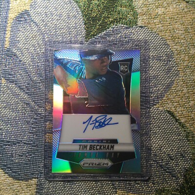 Tim Beckham 2014 Panini Prizm RC Auto Tampa Bay Rays! | eBay