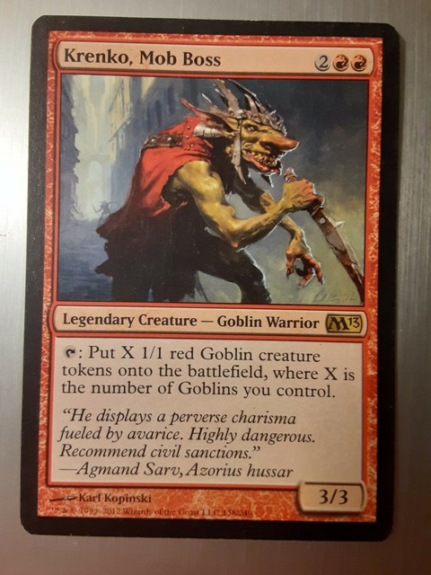 MTG Krenko, Mob Boss Magic 2013 138/249 Regular Rare for sale online | eBay