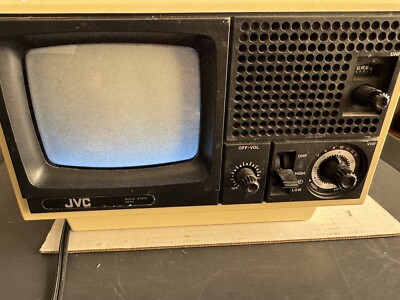 Vintage JVC 3040 Solid State Portable TV Television Retro Very Good ...