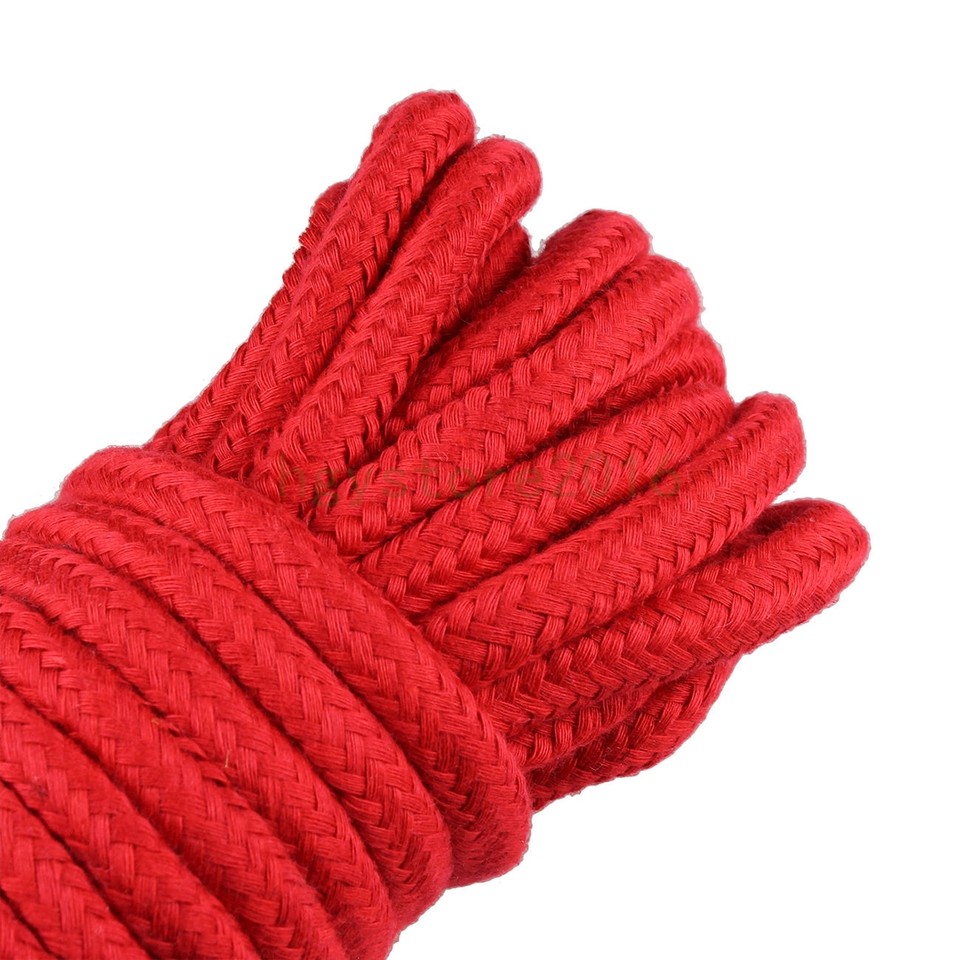 33ft/10M Thicken Cotton Hemp Rope Restraint Japanese Shibari Arm ...