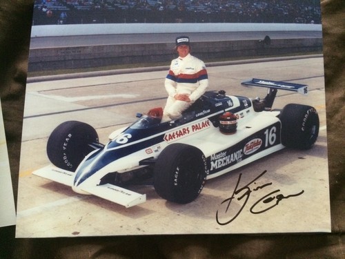 Kevin Cogan Signed Indianapolis 500 8 X 10 Photo Indy Car Autographed ...
