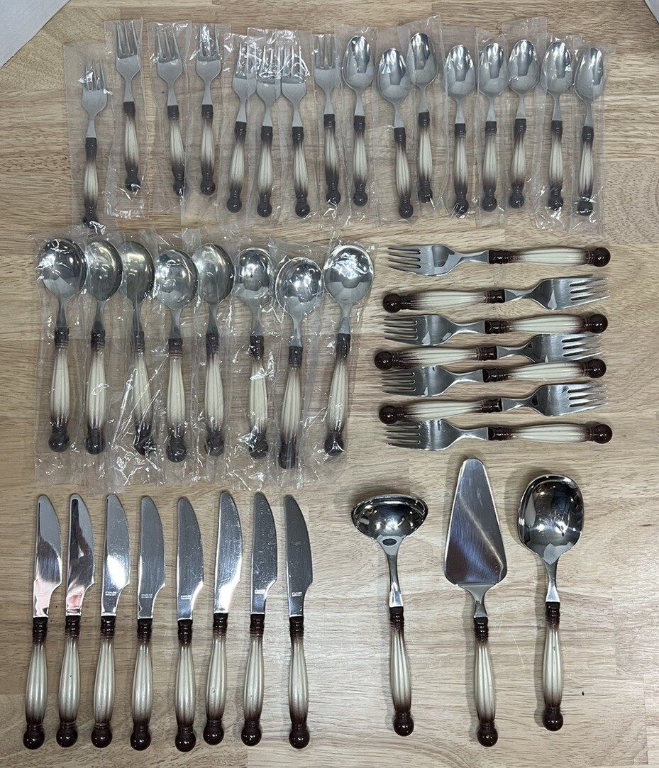 Vintage 42 Piece German Flatware Set Rostfrei Solingen Rare Unique ...