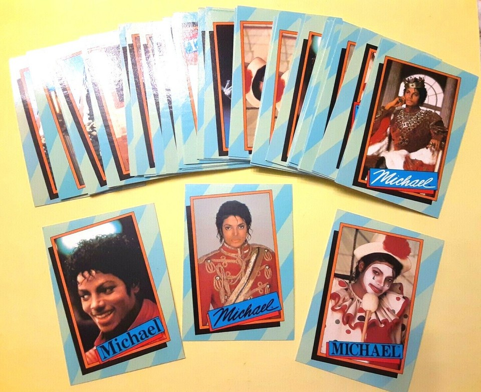 MICHAEL JACKSON CARD LOT 50 CARDS 1984 TOPPS | eBay