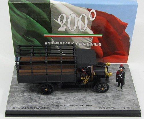 1/43 RIO-MODELS - FIAT - 18BL 200th ANNIVERSARY CARABINIERI WITH FIGURE ...