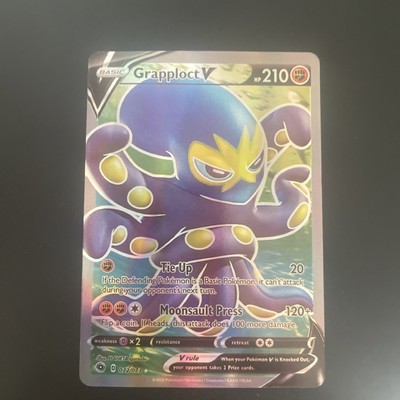 Pokémon TCG Grapploct V Champions Path 072/073 Holo Full Art Ultra Rare ...