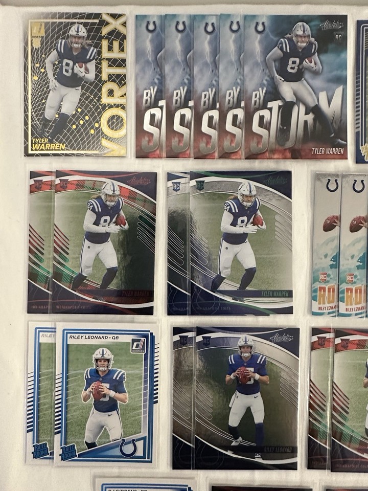 2025 NFL Colts Lot X48 Tyler Warren Riley Leonard Jt Tuimoloau Dj ...