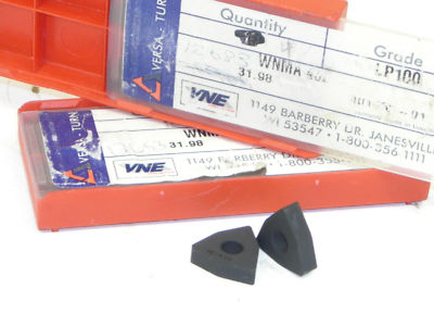 LAST 14 NEW VERSA-TURN CARBIDE INSERTS WNMA-432 LP100 VNE | eBay