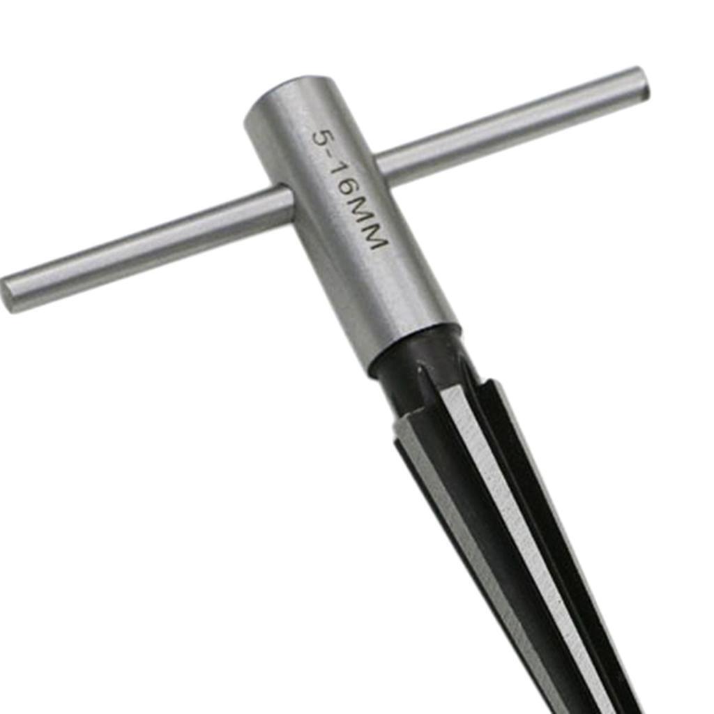 T Handle Taper Reamer Hand Held Tapered Hole Pipe Reaming Tool 5-16mm ...