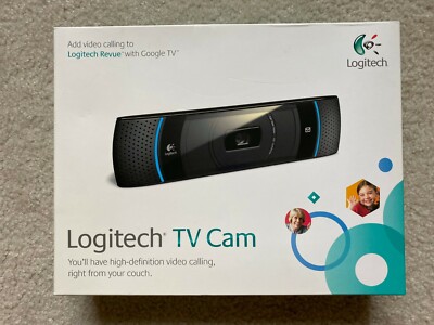 Logitech TV Cam HD Webcam 720 Widescreen V-U0022 Video Calls Stream ...