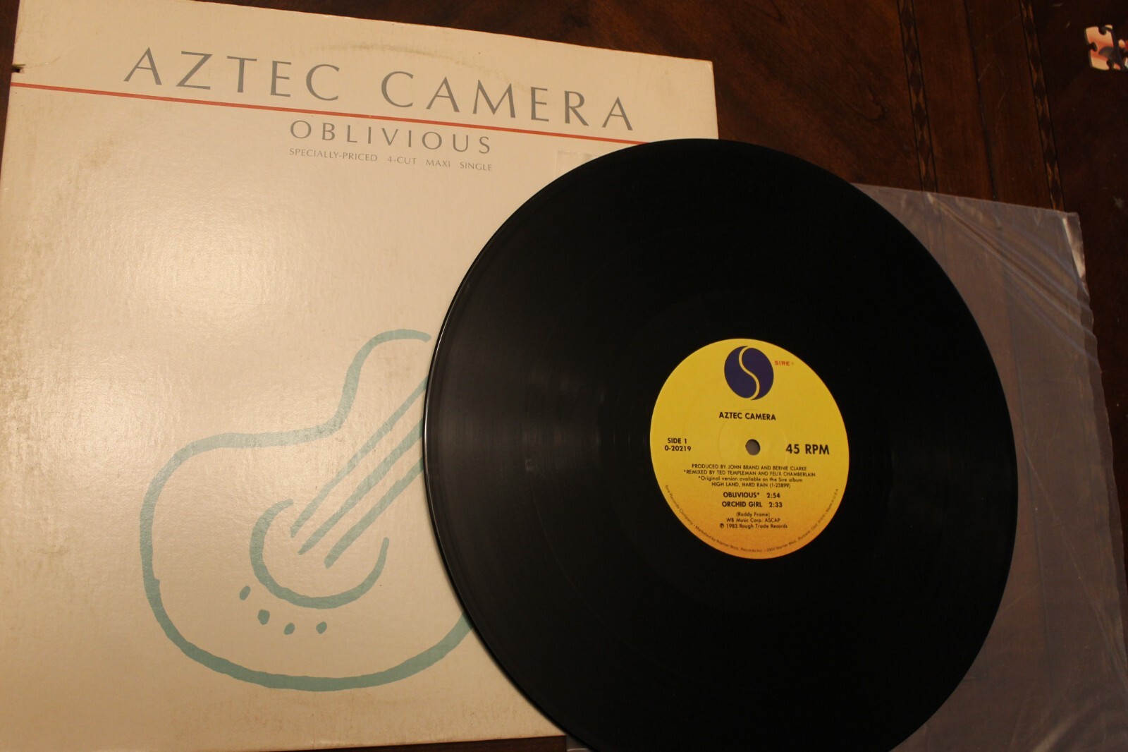 Aztec Camera ~ Oblivious ~ 1983 Rough Trade / SIre 4-cut Maxi Single | eBay