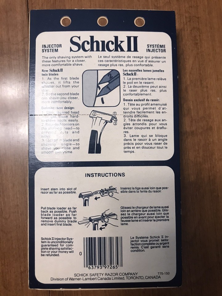 Schick Injector Razor Twin Blade | eBay