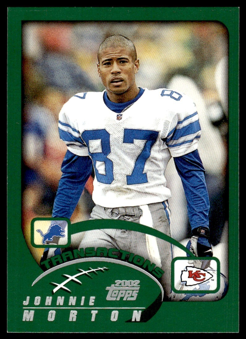 2002 Topps Johnnie Morton #62 | eBay