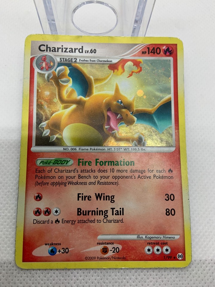 Charizard 2009 Pokemon Platinum Arceus #1/99 Rare Holo MP | eBay