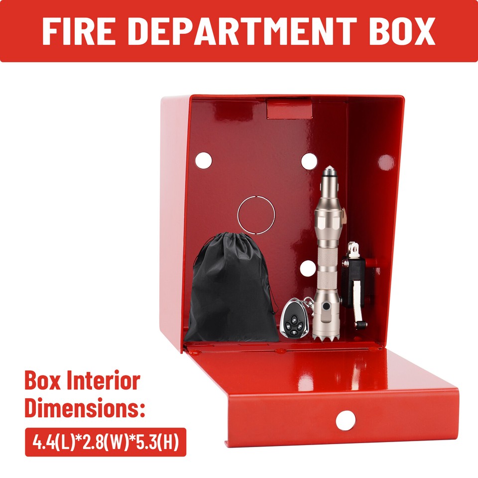 Alloy Steel Fire Department Lock Box Pad Lock Hole emergency Access ...
