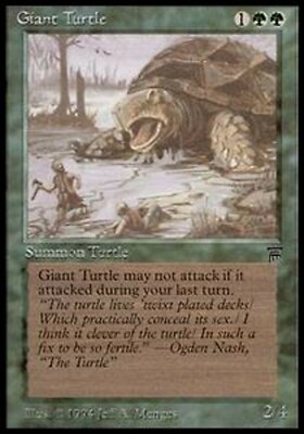 MRM ENGLISH Giant Turtle EX MTG magic Legends | eBay