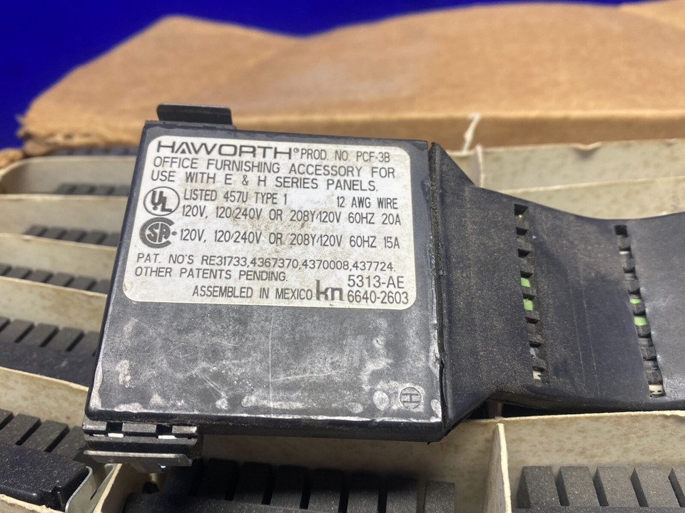 50X Haworth PCF-3B Flexible Electrical Connector for E & H Series ...